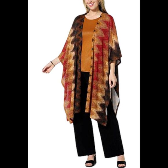 IMAN | Tops | Iman Global Chic Shimmering Glam Topper Dark Amber ...